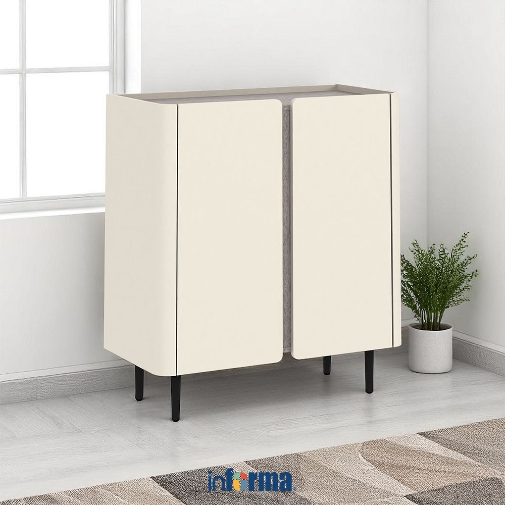 Jual Informa Poland Kabinet 2 Pintu - Abu-Abu Muda Kabinet Serbaguna ...