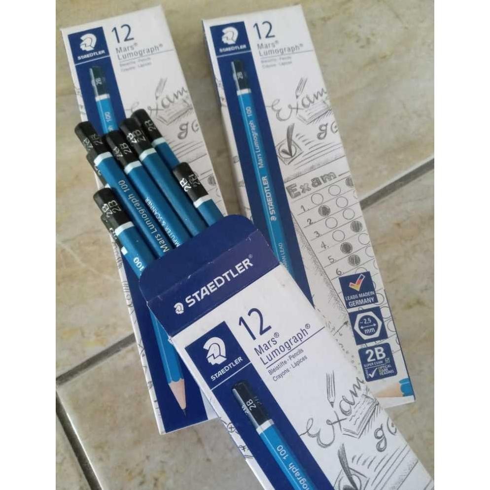Jual Pensil 2B Staedtler 1 Box Isi 12 Pcs | Shopee Indonesia