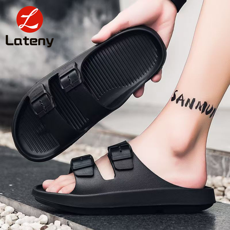 Jual LATENY Sandal Slop Pria Karet Empuk Sandal Pasangan Anti Slip Size ...