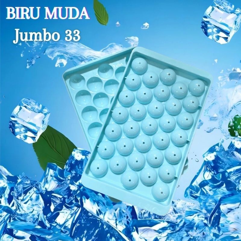 Jual @ CETAKAN ES BATU ADA UKURAN JUMBO & BESAR 33 BULAT CETAKAN JELLY ...