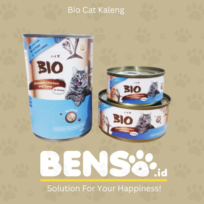 Jual Makanan Kucing - Makanan Basah Kucing Bio Cat Kaleng Can Cat Wet ...