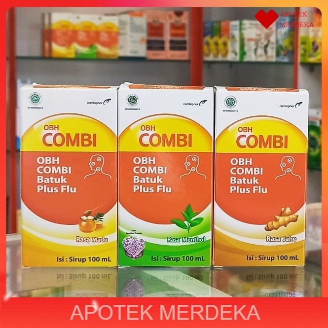 Jual obh combi batuk plus flu 100ml / obat baduk berdahak dan pilek ...