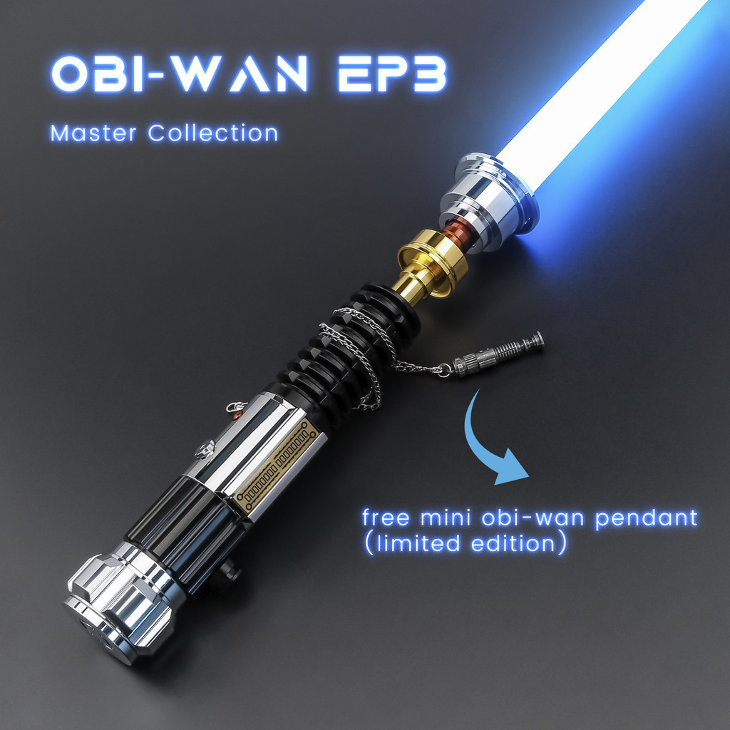 Jual TXQSABER Obi-Wan EP3 Lightsaber New Pixel SN Proffie Laser Sword ...