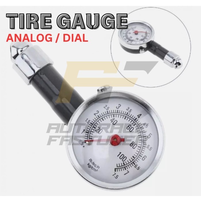 Jual Alat Ukur Tekanan Angin Ban Mobil Motor Analog Mini Dial Tire ...