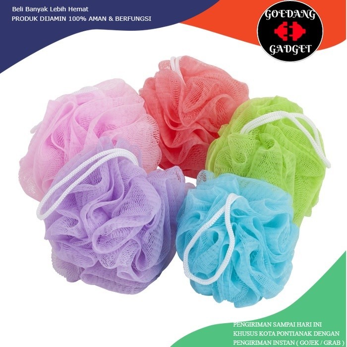 Jual MINI SPON MANDI JARING SPONGE MANDI SPONS BUSA SABUN MANDI SHOWER ...