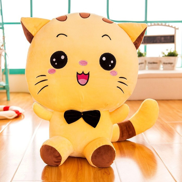 Jual BONEKA KUCING KAWAI JUMBO BESAR PREMIUM MURAH HALUS LEMBUT LUCU ...