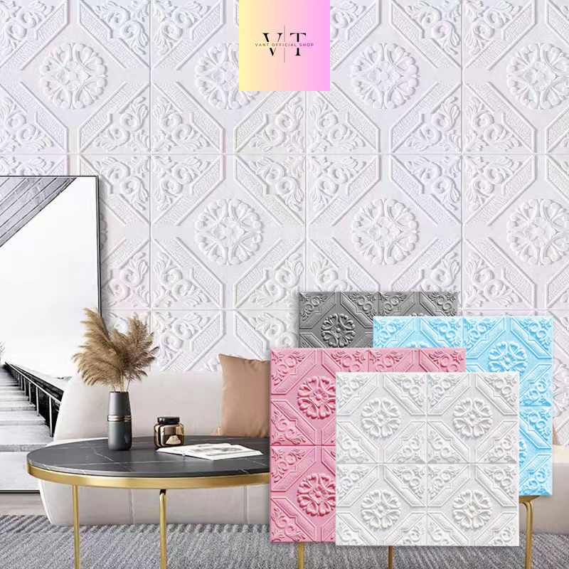 Jual Wallpaper Dinding 3D Motif Foam Batiky/Wallfoam / Brick Foam ...