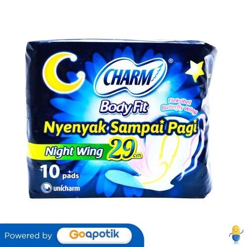 Jual Charm Body Fit Night Wing 29 Cm Isi 10 Pcs | Shopee Indonesia