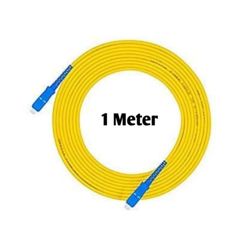 Jual Netfo SC-SC-SM-SP-1M Kabel Fiber Optik Patch Cord SC SC 1M Single ...