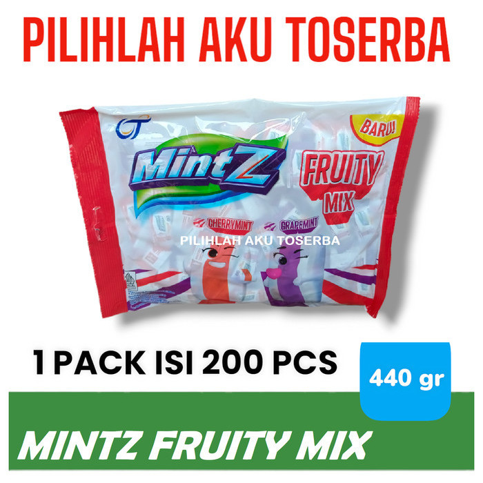 Jual Mintz Permen Chewy FRUITY MIX FAMILY PACK 440 gr - ( HARGA PER ...