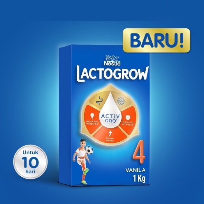Jual Nestlé LACTOGROW 4 / LACTOGROW PRO 3 Vanila (3+ Tahun) 1 Kg ...
