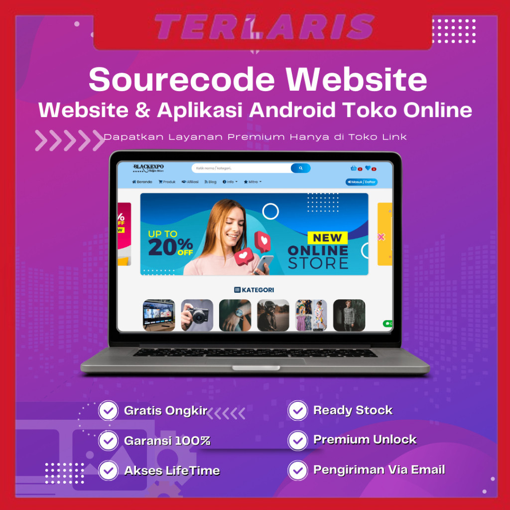 Jual Sourecode Website dan Aplikasi Android Toko Online | Shopee Indonesia