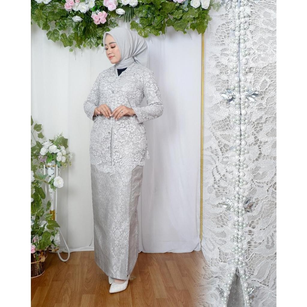 Jual CKS/Kebaya tunik encim brukat rok span Baju pesta kondangan ...
