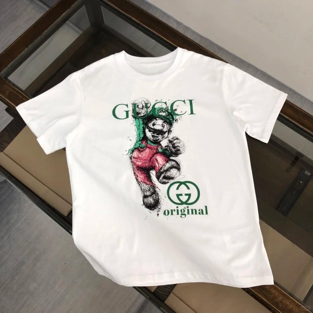 Jual Gucci Atasan Kaos Lengan Pendek Logo Motif Mario Model Baru 2024 ...