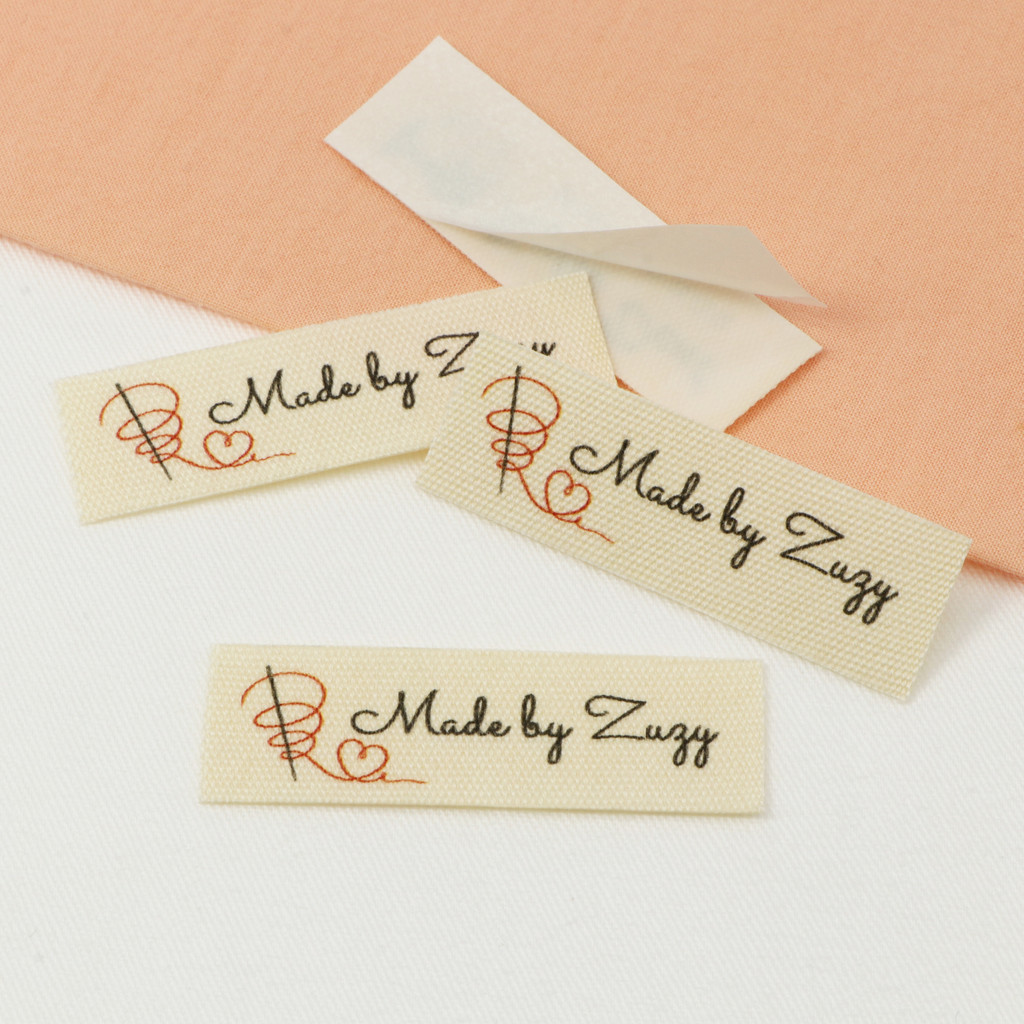 Jual Custom Iron Labels, Logo or Text, Custom Design, iron on, Organic ...