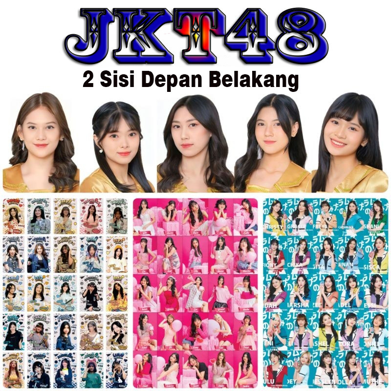 Jual 25PCS 2 SISI PHOTOCARD JKT48 GLOWSY FREE 25 INNER SLEVE + 6STIKER | Shopee Indonesia