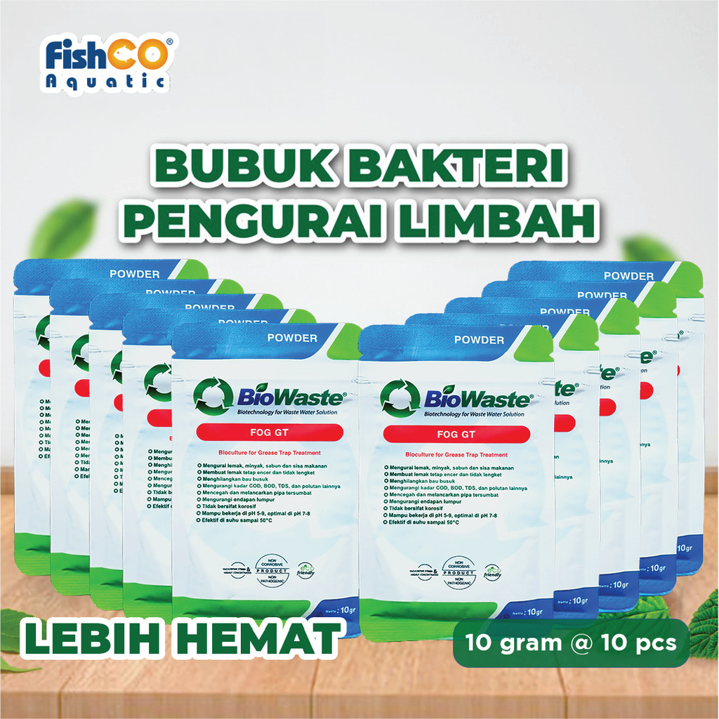 Jual Biowaste Bakteri Pengurai Lemak Minyak Fat,Oil&Grease Trap Kitchen ...