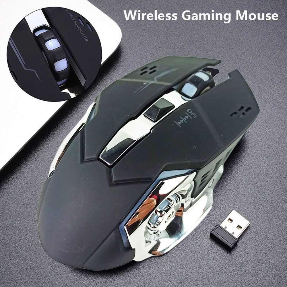 Jual T-WOLF Mouse Gaming Silent LED Wireless USB 2.4GHz 600mAh 1600 DPI ...