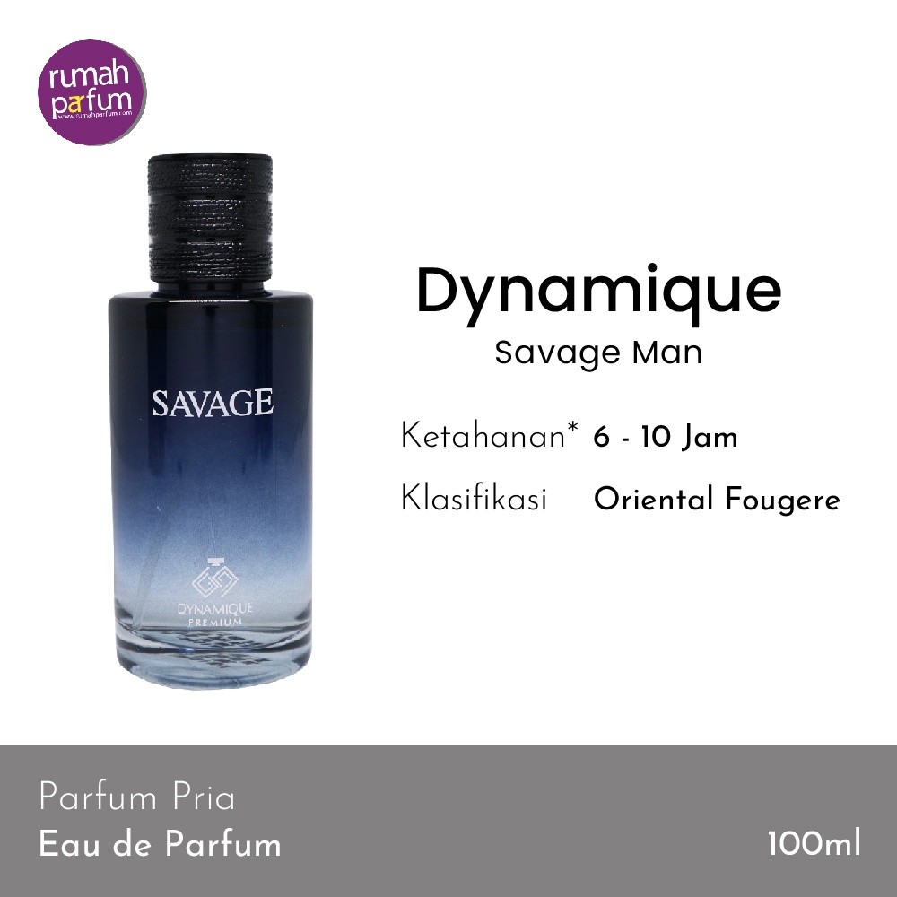 Jual Parfum Pria Dynamique Savage Man (100 mL) Perfume Cowok Tahan Lama ...
