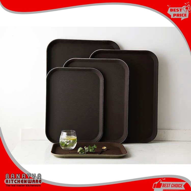 Jual Nampan saji hotel baki anti slip baking tray plastik premium alas ...