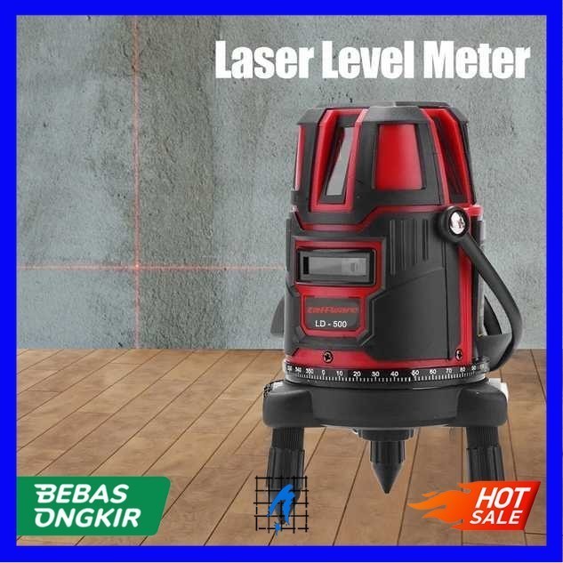 Jual Mesin Self Leveling 5 Line Laser Red Beam Infrared 4D | Shopee ...