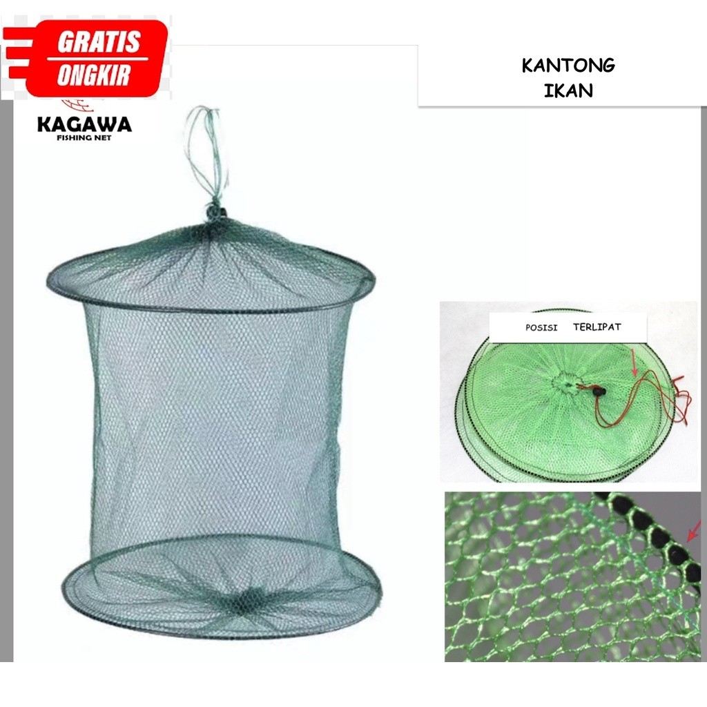 Jual JARING TEMPAT IKAN/KANTONG IKAN/JALA JARING | Shopee Indonesia