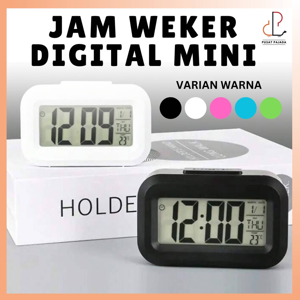Jual Jam Weker Digital Clock Jam Meja Smart Alarm Sensor Cahaya Pintar ...