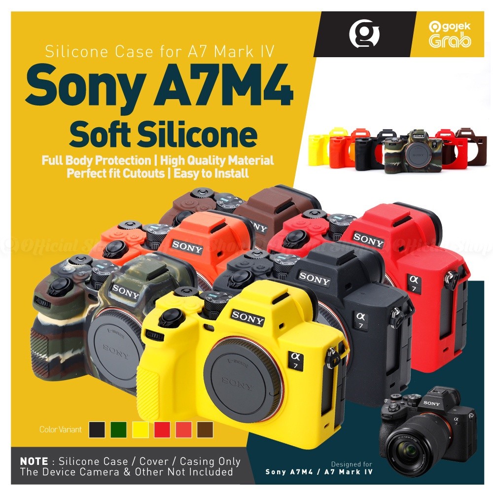 Jual Silicone Case for Sony A7M4 A7IV A7RIV (A74 A7 A7R IV MARK 4 ...