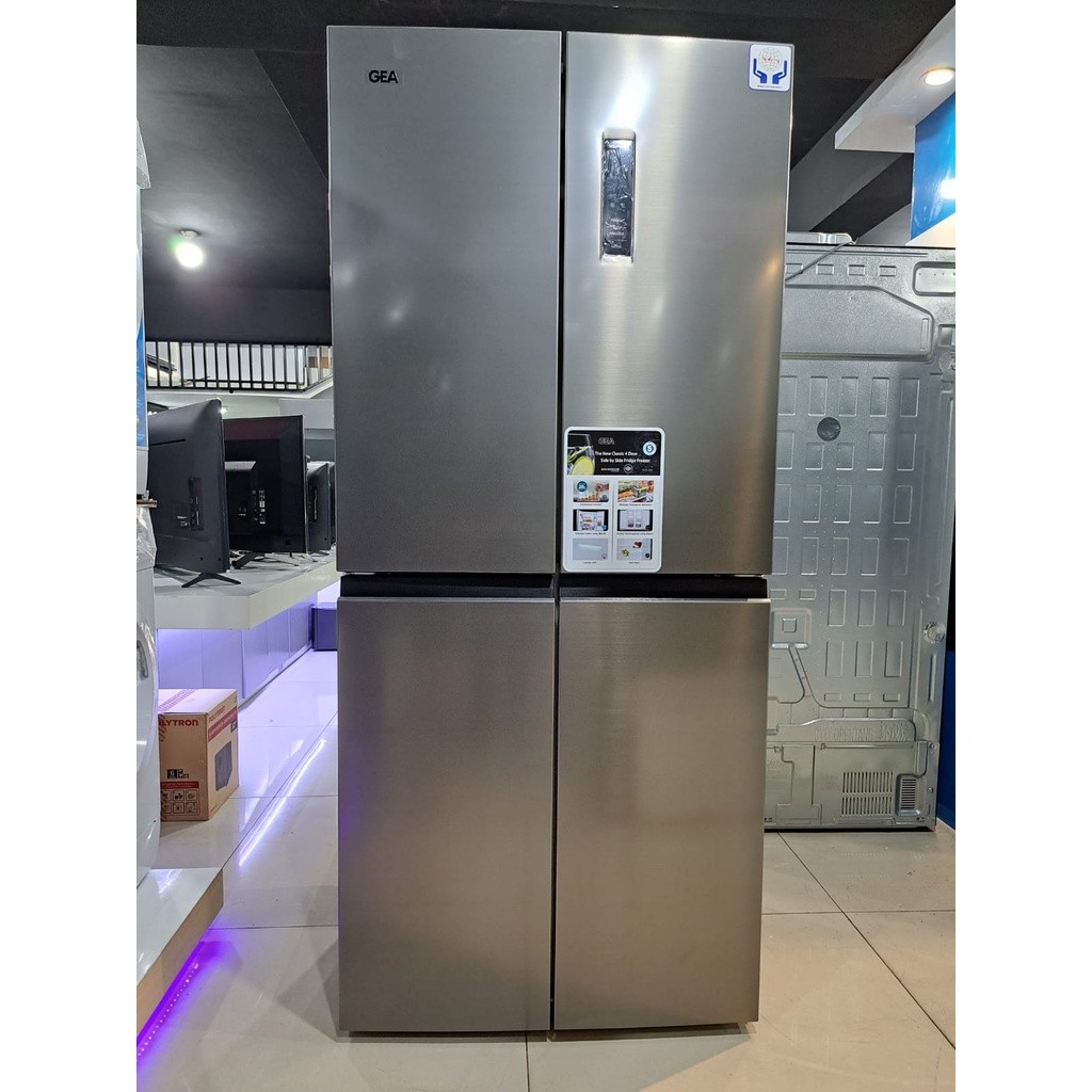 Jual GEA KULKAS 4 PINTU G4D-404R INOX NEW | Shopee Indonesia