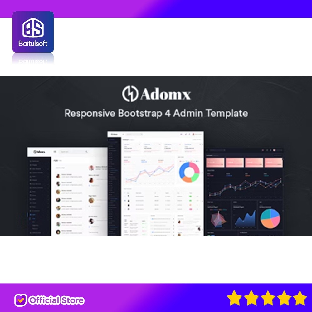 Jual ADOMX - ADMIN DASHBOARD HTML TEMPLATE | Shopee Indonesia