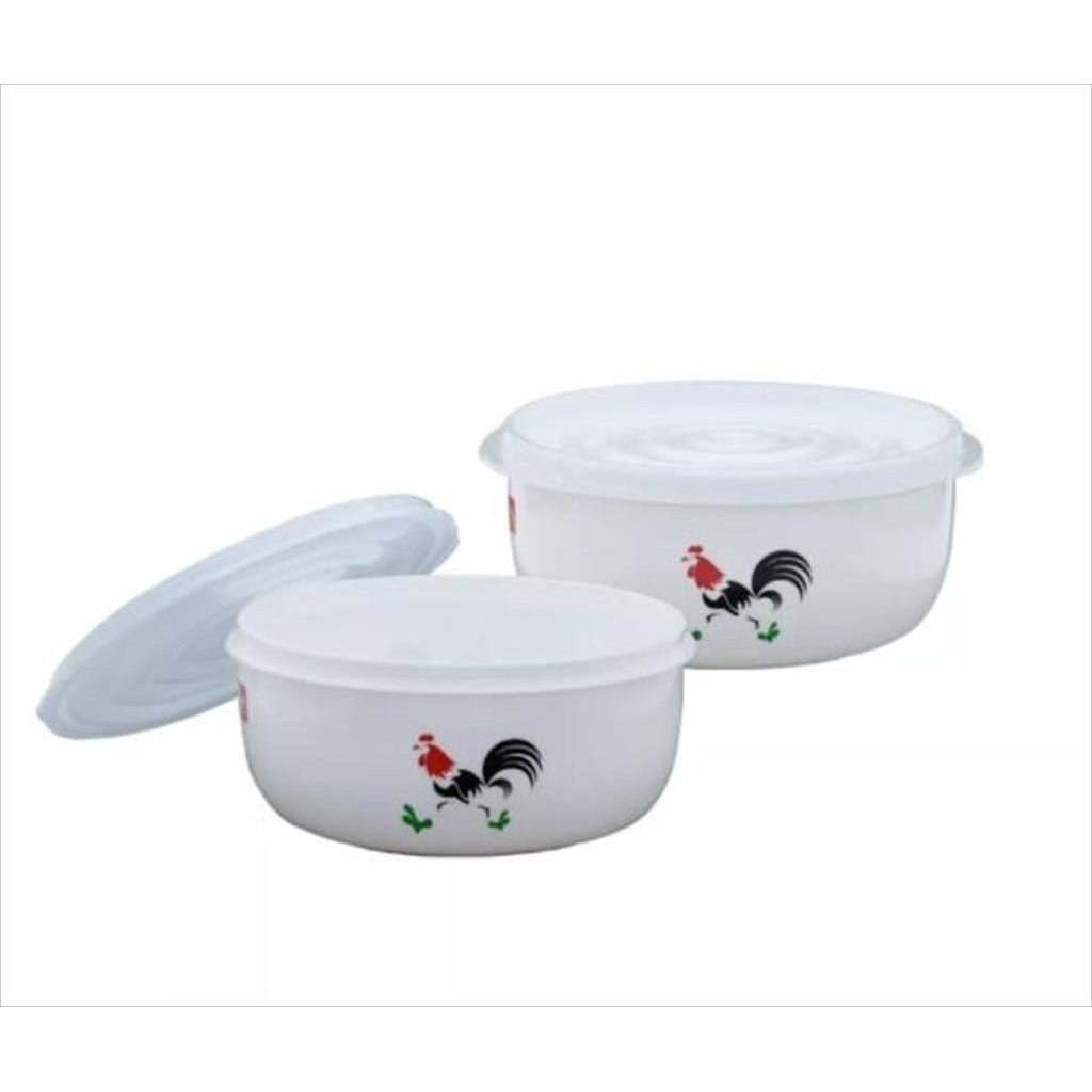 Jual BASIC HOME BBC-1 EMILIA FOOD CASE 1500ML MANGKOK AYAM JAGO LION ...