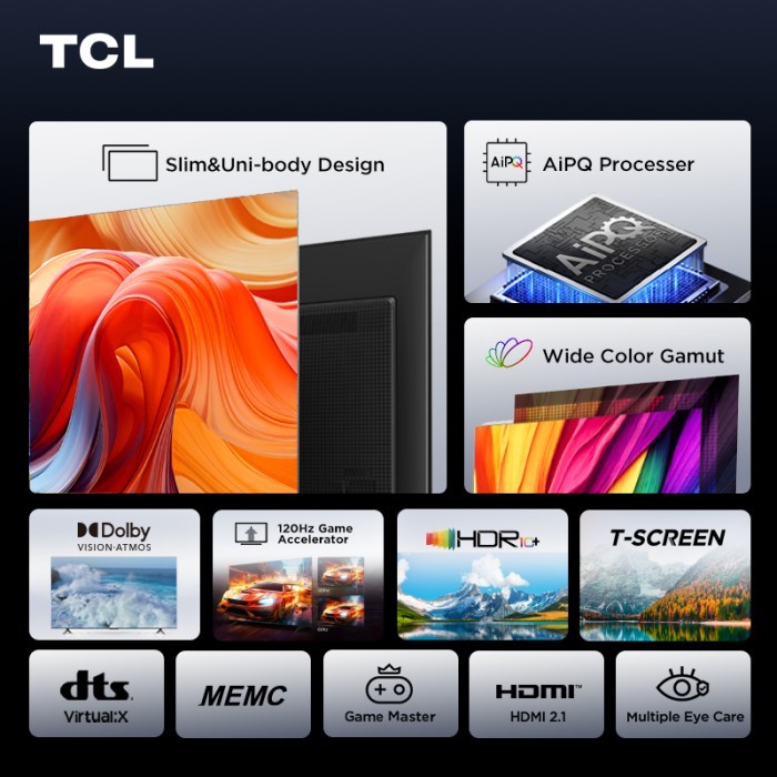 Jual 43 inch Google TV - 4K UHD - HDR 10+ - Dolby Audio - Uni Body ...