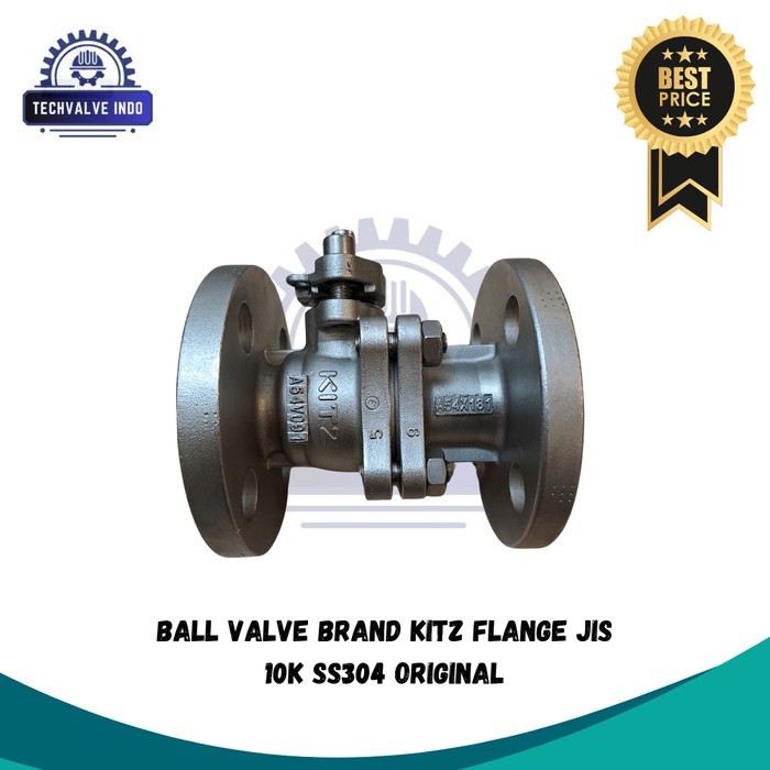 Jual BALL VALVE KITZ SS304 2" INCH FLANGE JIS 10K ORIGINAL | Shopee Indonesia