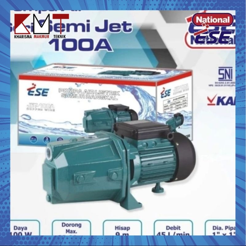 Jual POMPA AIR SEMI JET 100A ESE NATIONAL | Shopee Indonesia