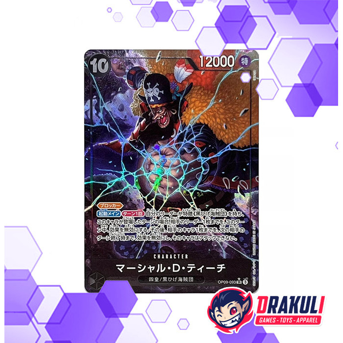 Jual One Piece Card Game - Marshall D. Teach (Parallel) OP09-093 P-SR | Shopee Indonesia