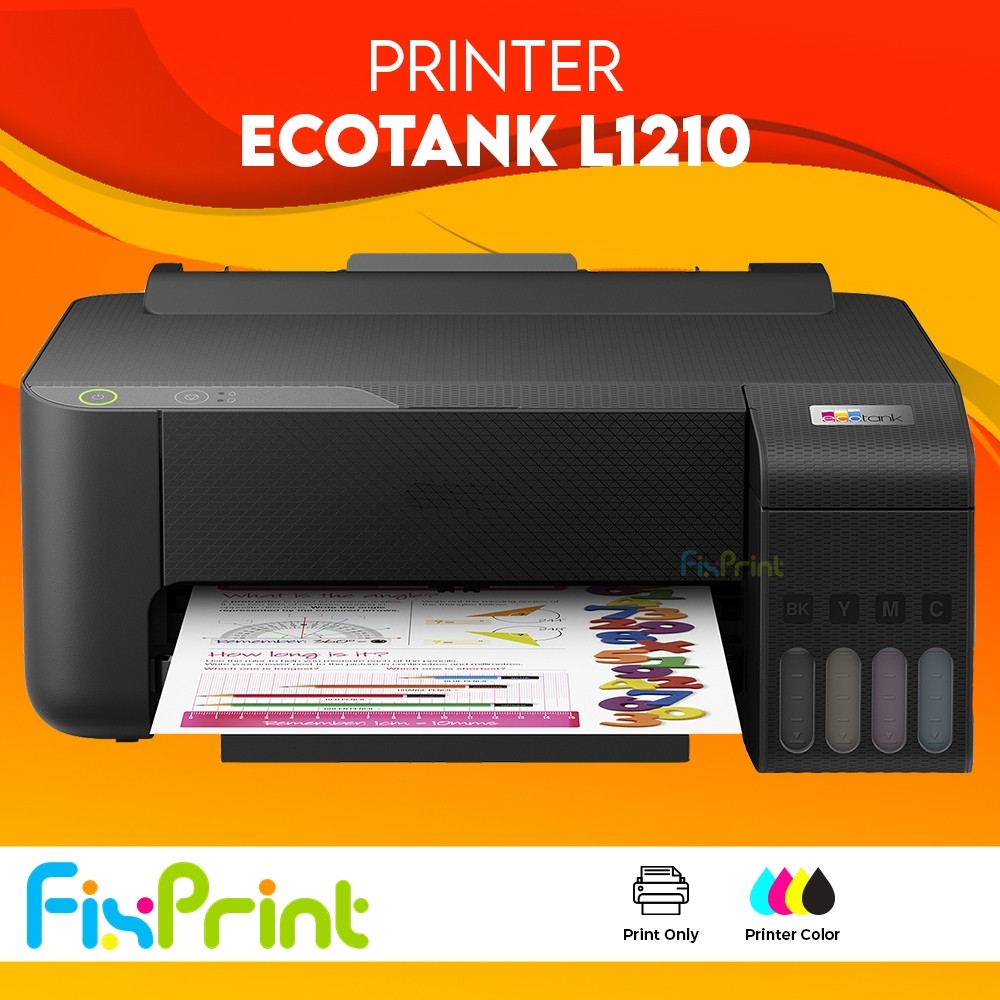 Jual Printer EcoTank L1210 L 1210 Print Only Support Tinta 003 Cyan ...