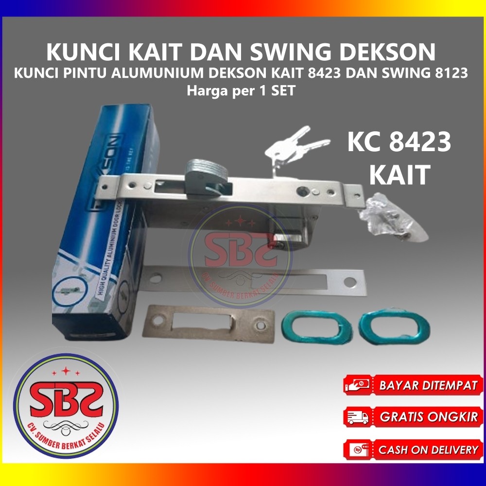 Jual DEKSON Kunci Dekkson KC 8213 dan 8423 Pintu Sliding Sleding ...