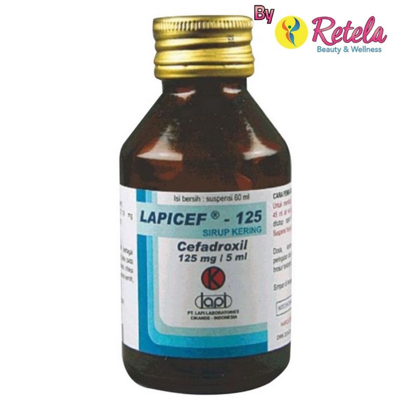 Jual LAPICEF SYRUP 125MG/5ML SIRUP 60ML | Shopee Indonesia