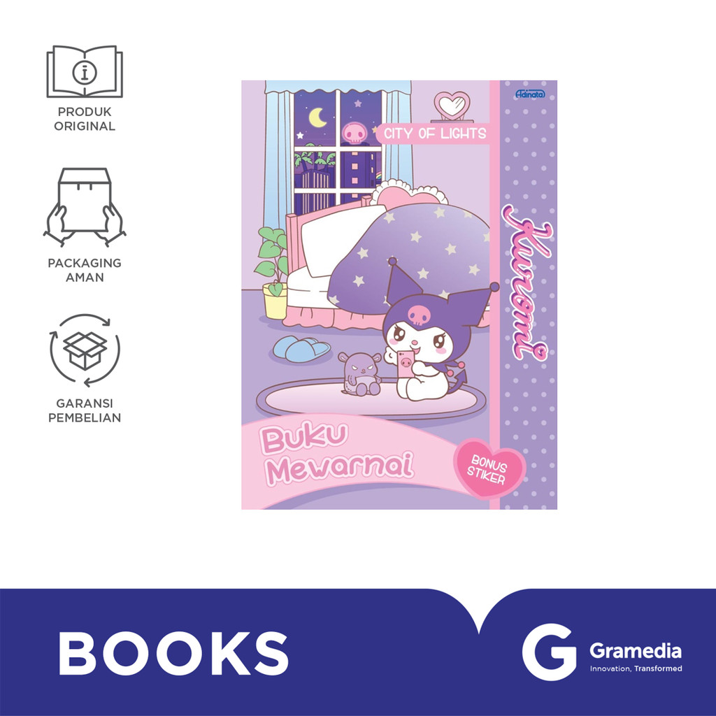 Jual Kuromi Buku Mewarnai City Of Lights | Shopee Indonesia
