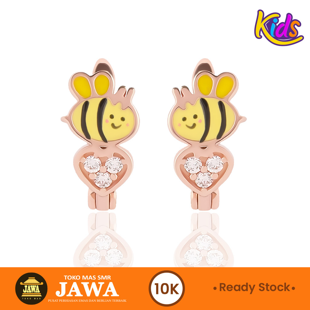 Jual Anting Emas Abeille Kadar 10 Karat Toko Mas Jawa | Shopee Indonesia