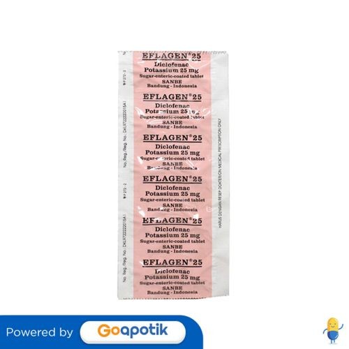 Jual Eflagen 25 Mg Strip 10 Tablet | Shopee Indonesia