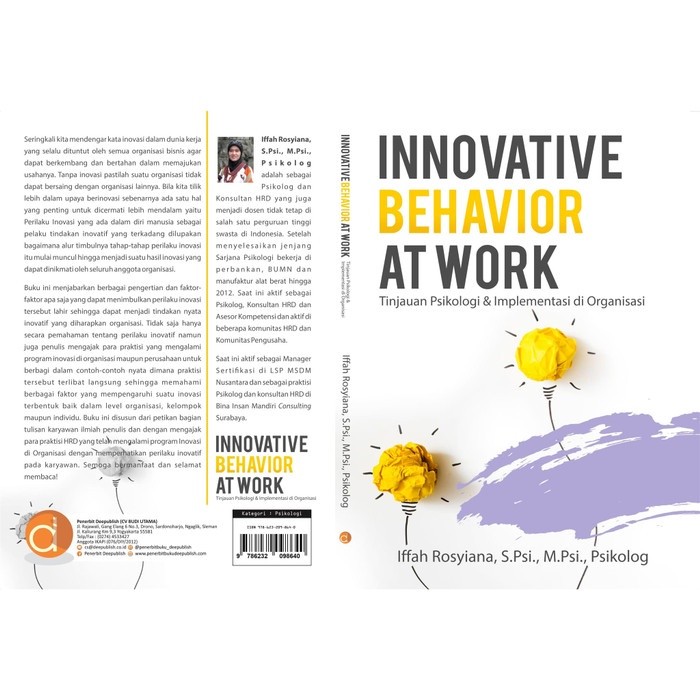 Jual Buku Psikologi : Buku Innovative Behavior At Work: Tinjauan ...