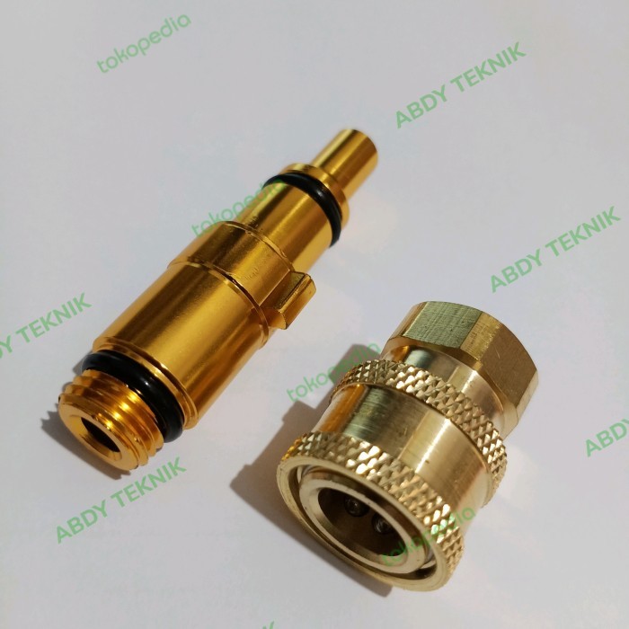 Jual PART connector gun + quick coupling M1/4 | Shopee Indonesia
