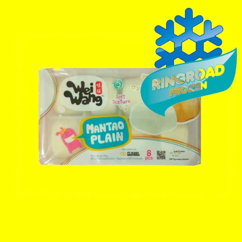 Jual WEI WANG MANTAO PLAIN 290 GR - 8 PCS | Shopee Indonesia