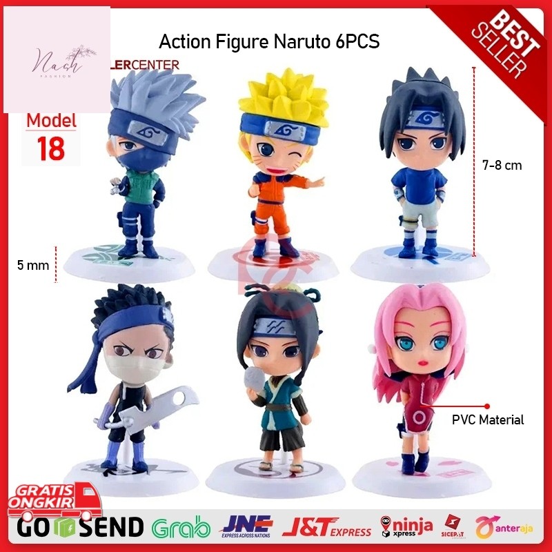 Jual Action Figure Murah / [NARUTO] Manian Action Figure Naruto 6 PCS ...