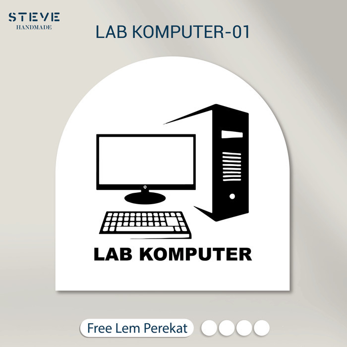 Jual Sign Board Lab Komputer | Papan Tanda Ruang Lab Komputer Label ...