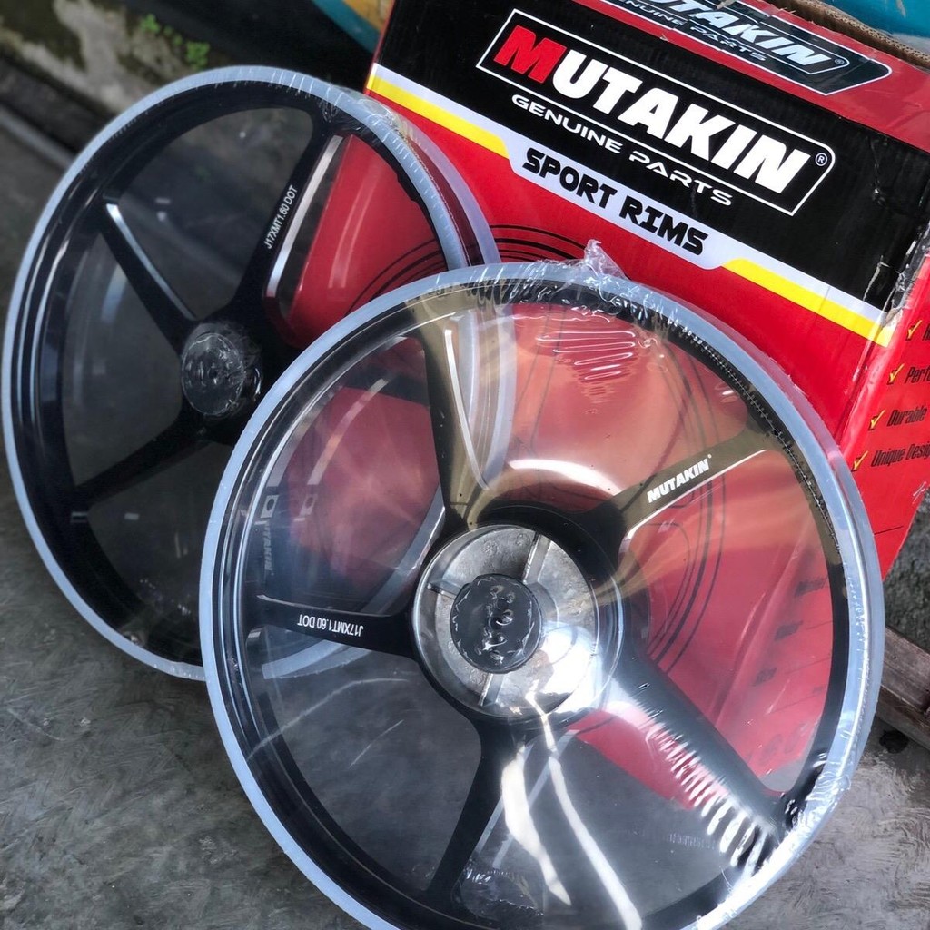 Jual Velg Mutakin Jupiter Hitam CNC Lingkar Pelek Racing Jupiter MX CNC ...