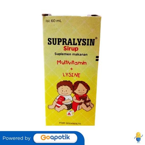 Jual Supralysin Syrup 60 Ml Botol | Shopee Indonesia
