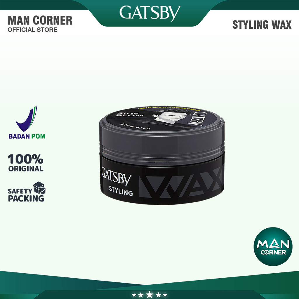 Jual GATSBY Styling Wax Mat & Hard 25gr | Man Corner | Shopee Indonesia