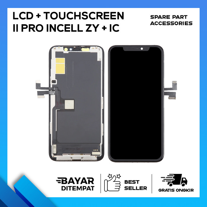 Jual LCD + TOUCHSCREEN 11 PRO PLUS IC ORIGINAL NCELL ( ZY ) BISA PINDAH ...